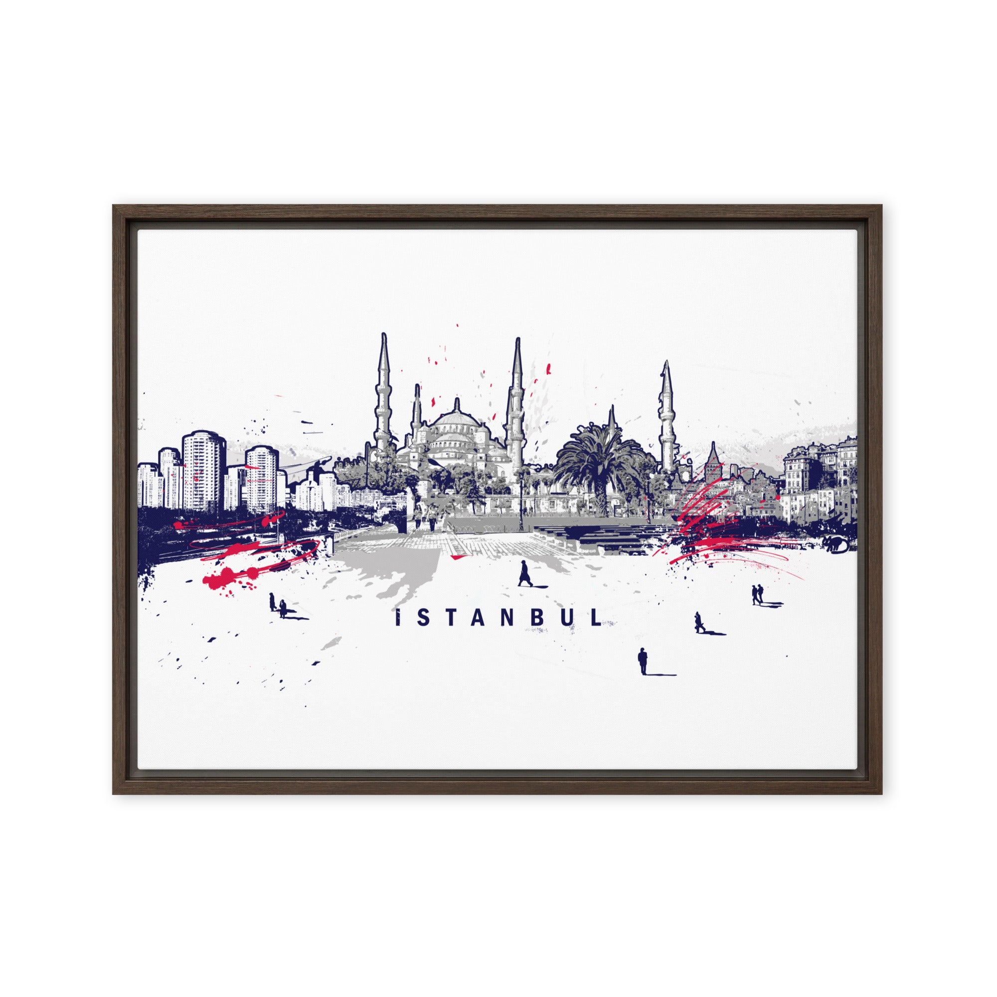 Istanbul skyline canvas by Marko Kurth – ARTLIA