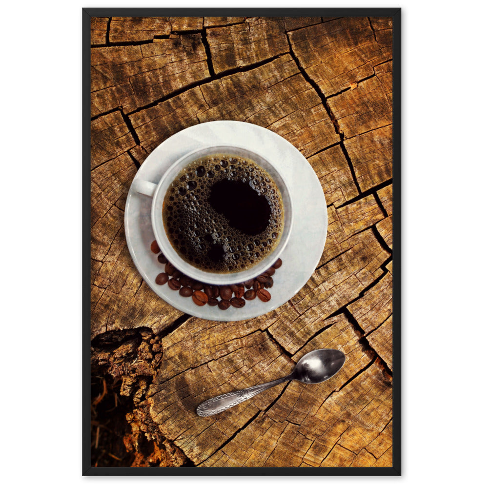 Cafe in nature - poster in frame – ARTLIA